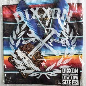 DIXXON | Shirts | Dixxon Low Low 223 Mens Short Sleeve Party Shirt Blue ...